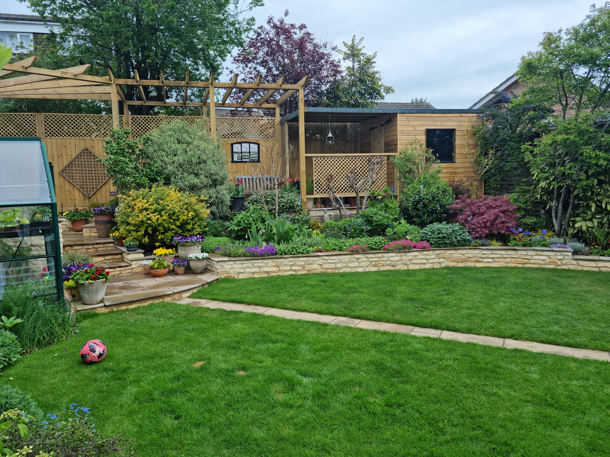 Before and after pictures of a garden makeover job in Croughton | Baker ...