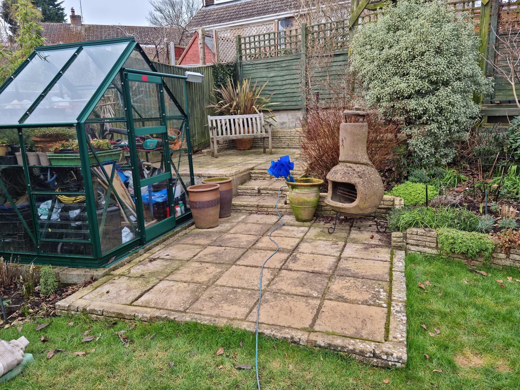 Before and after pictures of a garden makeover job in Croughton | Baker ...