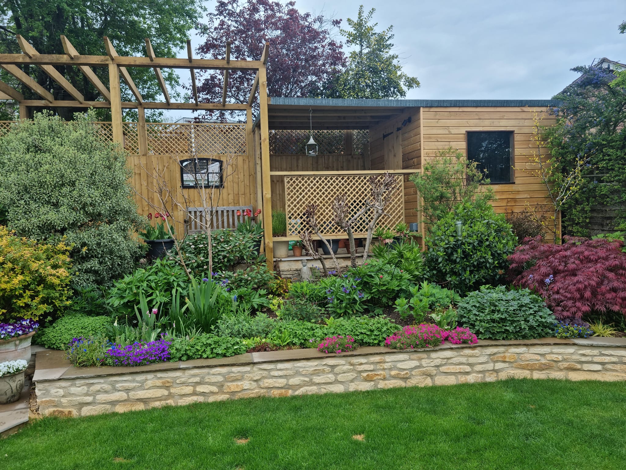 Before and after pictures of a garden makeover job in Croughton | Baker ...