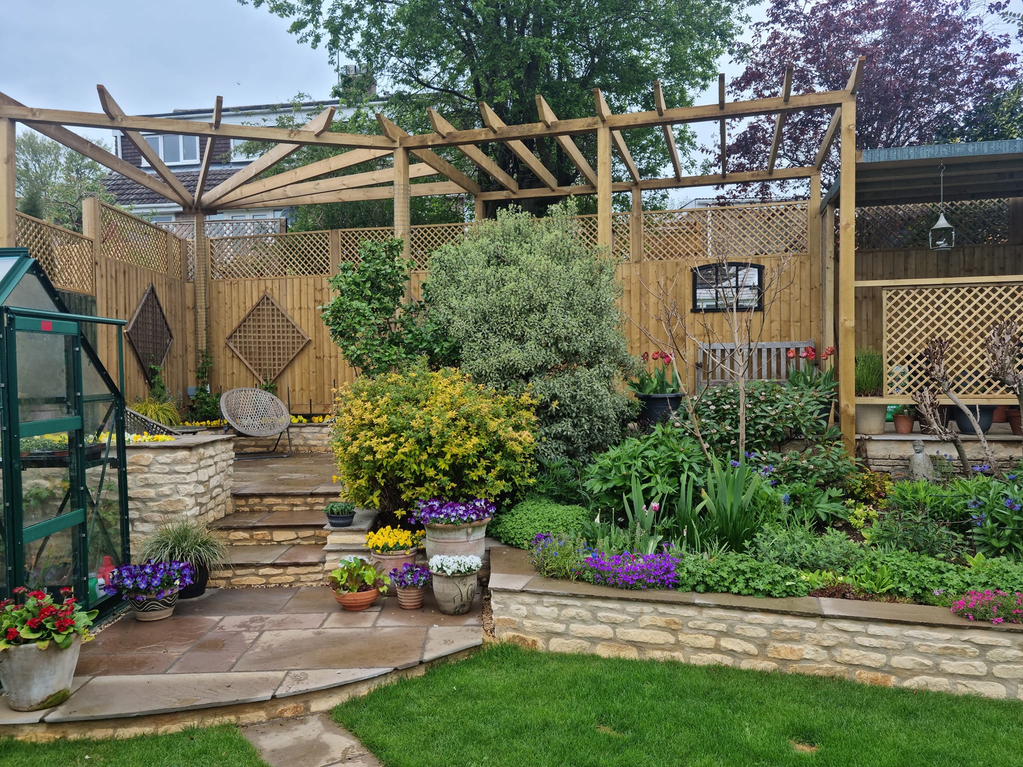 Before and after pictures of a garden makeover job in Croughton | Baker ...