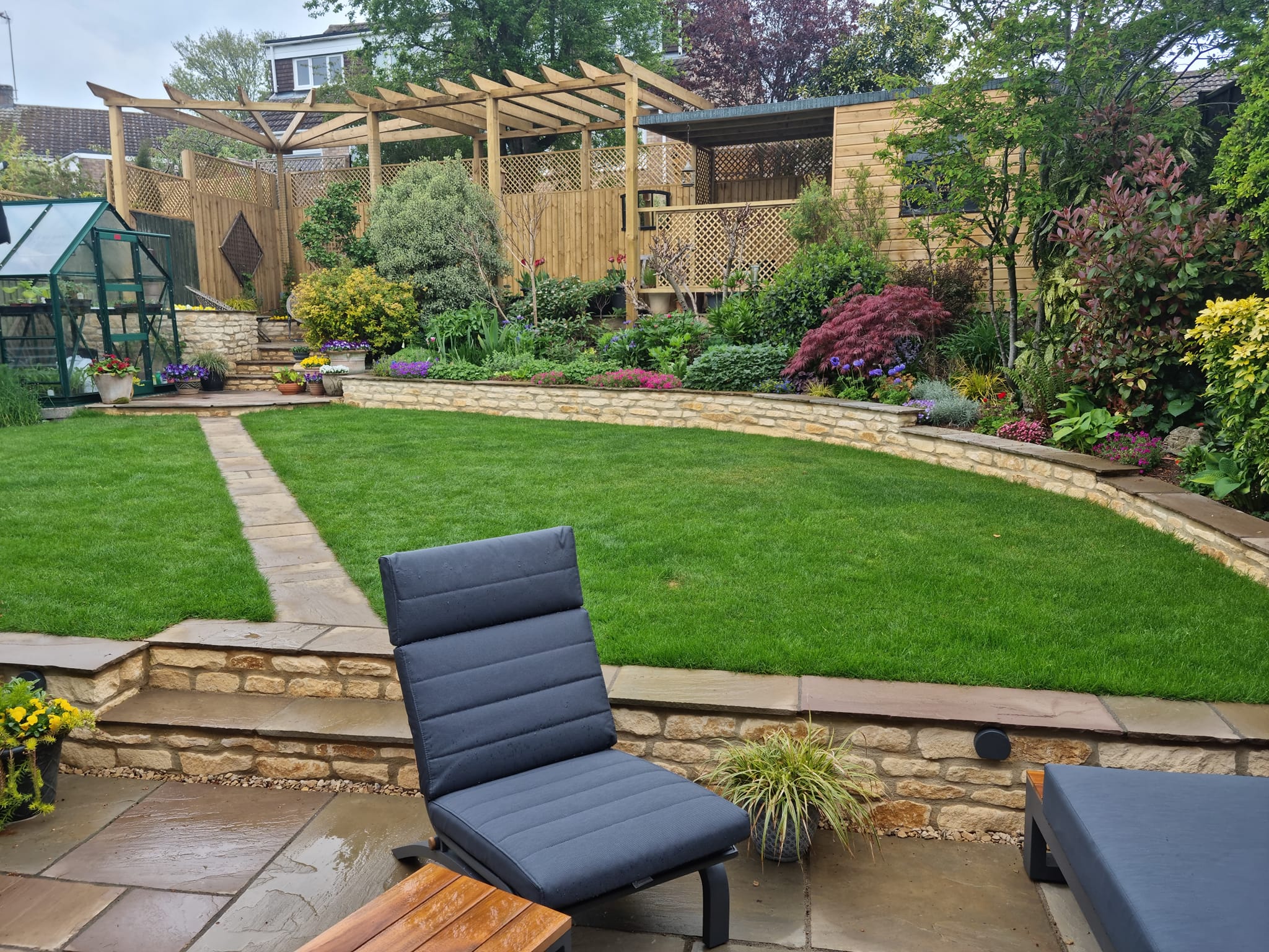 Before and after pictures of a garden makeover job in Croughton | Baker ...
