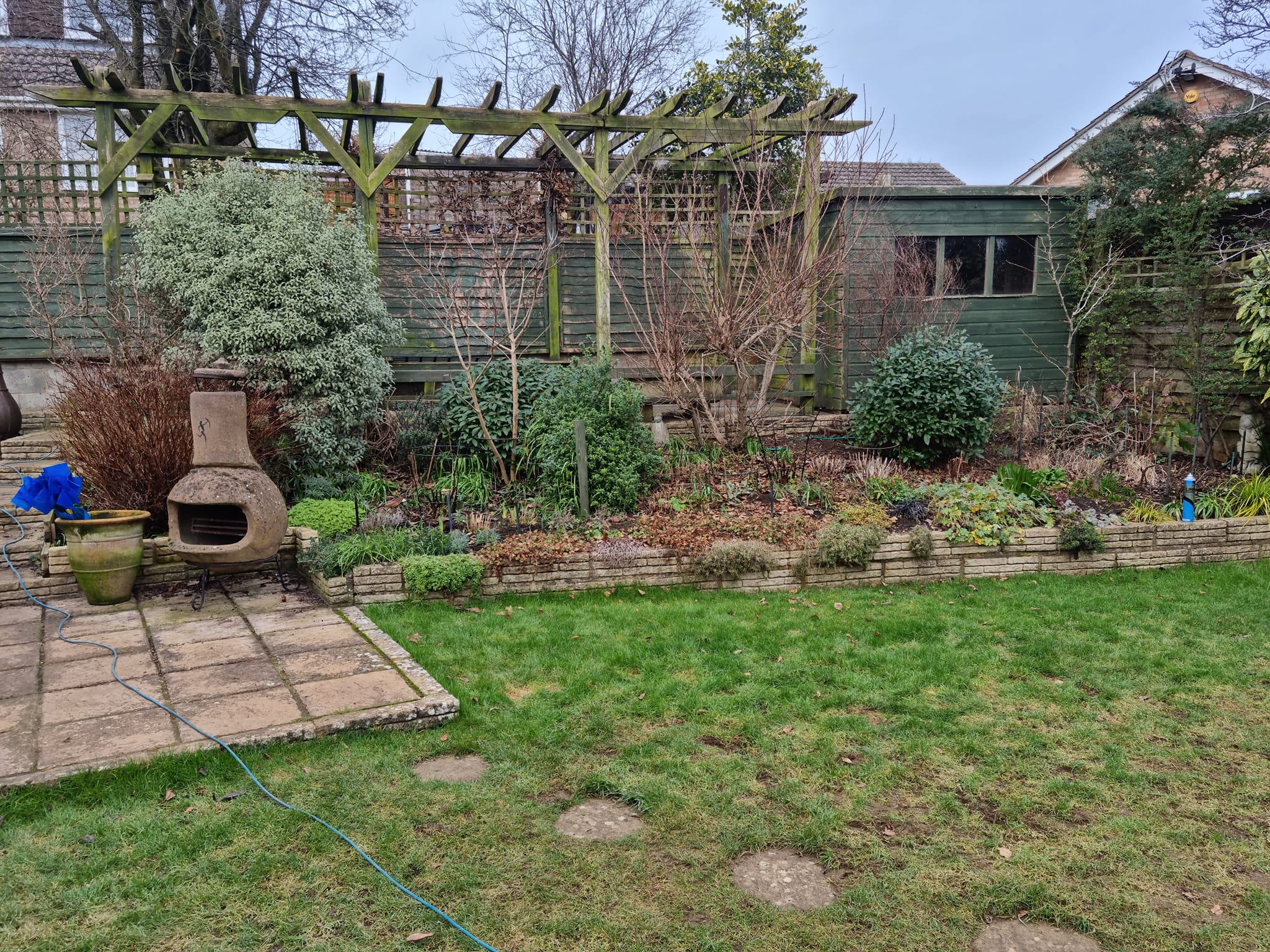 Before and after pictures of a garden makeover job in Croughton | Baker ...